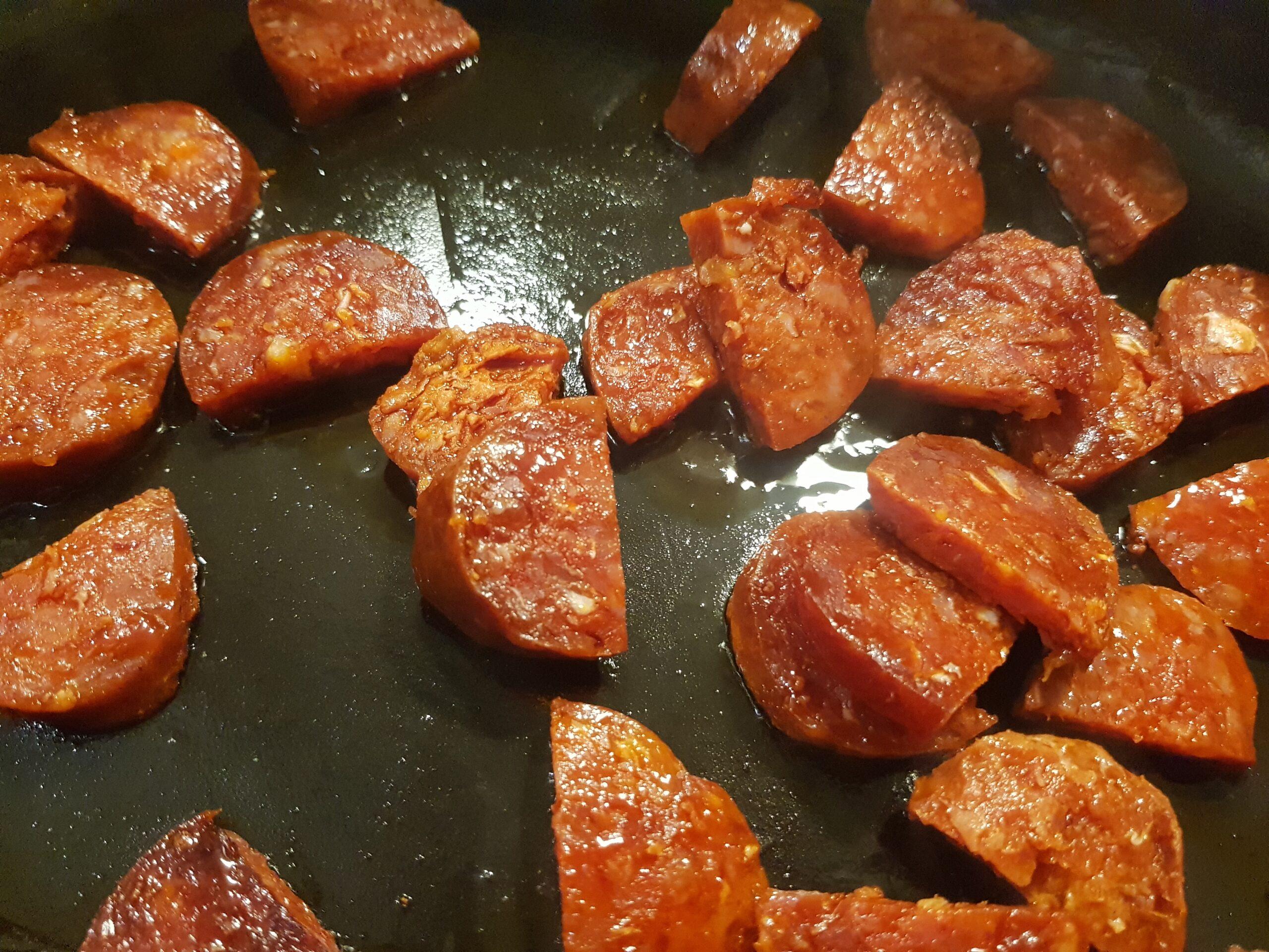 Poulet au chorizo - Cave Mathelin